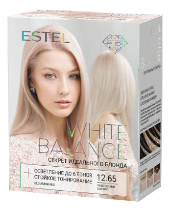 ESTEL набор секрет идеального блонда прекрасный сапфир 12.65 white ...