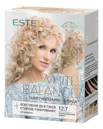 ESTEL набор секрет идеального блонда завораживающий жемчуг 12.7 white ...