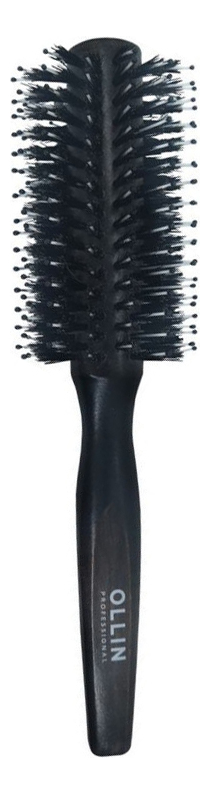 OLLIN Professional деревянный брашинг из натуральной щетины с ...