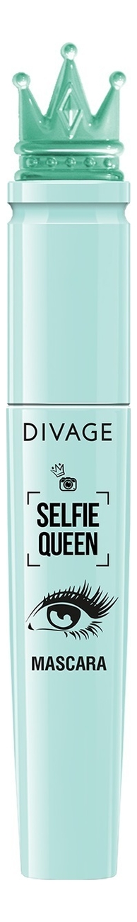 Divage тушь для ресниц с фибровой щеточкой selfie queen mascara 9мл ...