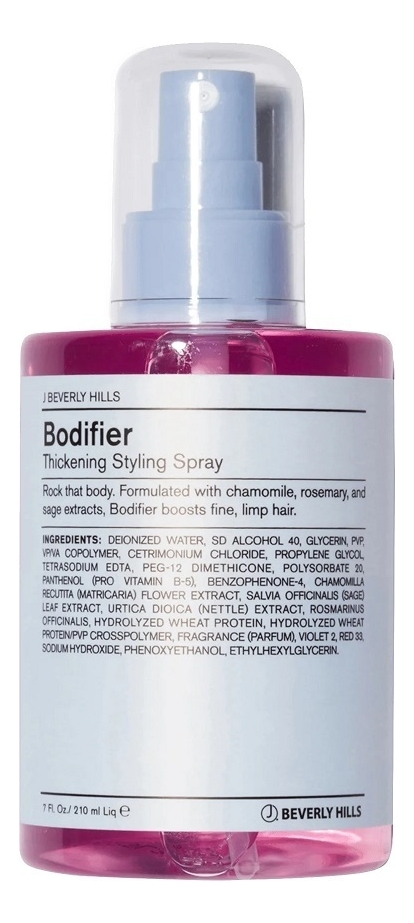 J BEVERLY HILLS спрей для увеличения объема волос bodifier thickening ...