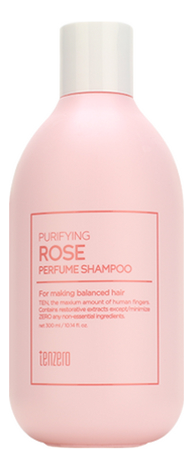 TENZERO парфюмированный шампунь с ароматом розы purifying rose perfume ...