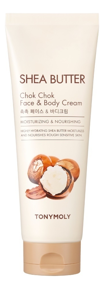 Tony Moly крем для тела с маслом ши shea butter chok chok face & body ...