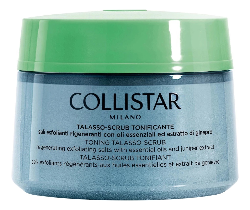 Collistar тонизирующий талассо-скраб для тела с морской солью talasso ...