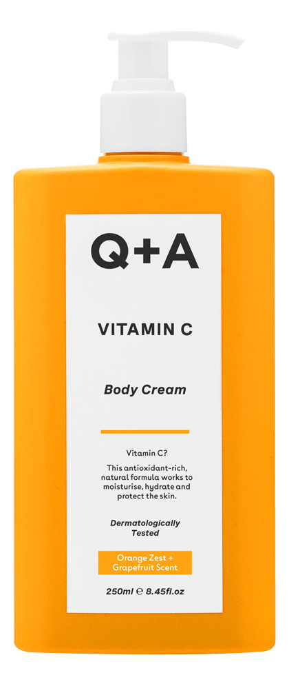 Q+A крем для тела vitamin c body cream 250мл - купить в Красноярске ...