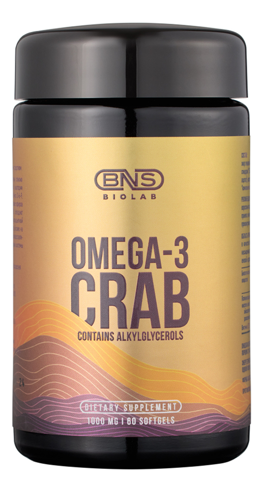 BNS BioLab комплекс омега-кислот omega-3 crab 60 капсул купить в Москве ...
