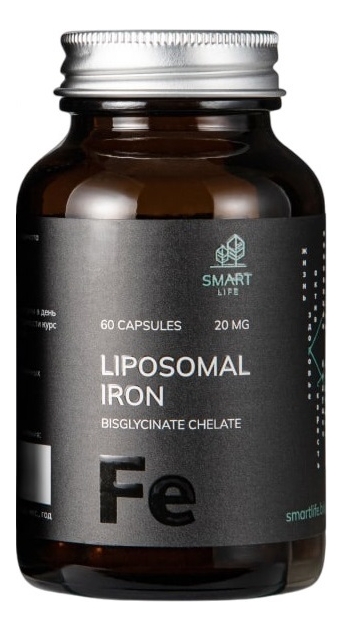 SmartLife биодобавка липосомальное железо 60 капсул купить в Москве в ...
